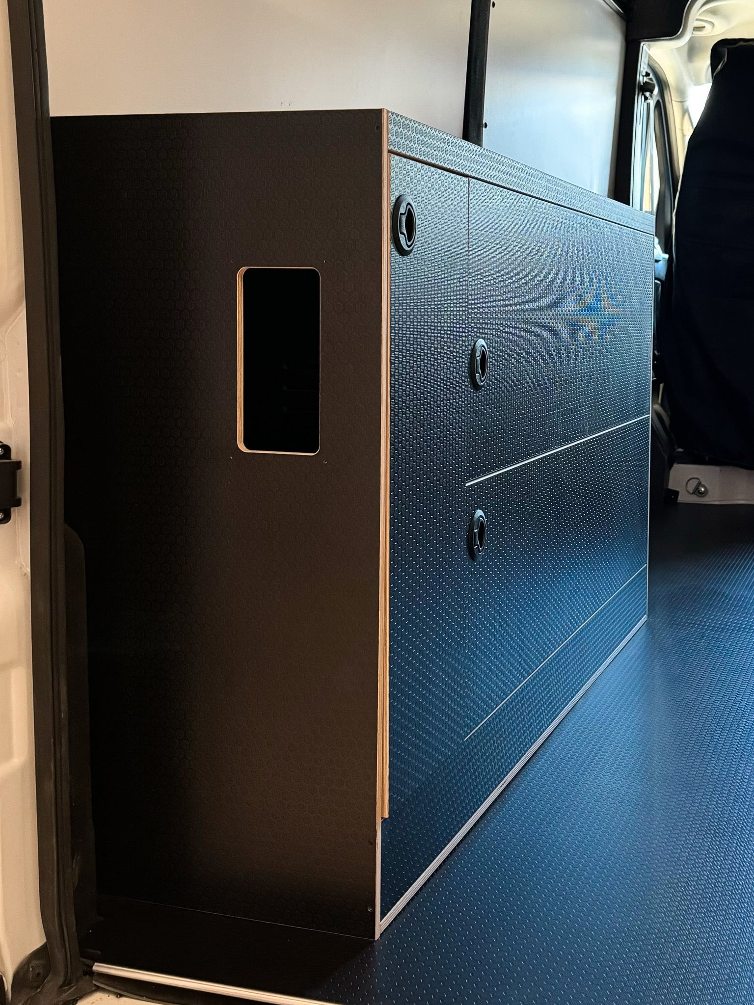 ProMaster Wheel Well Electrical Cabinet – Featherbuilt