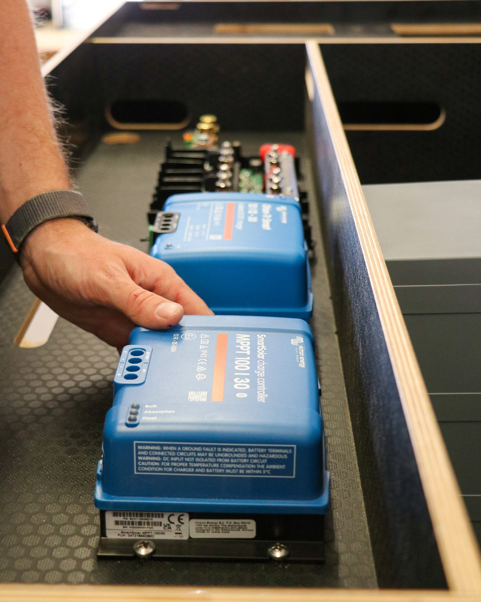 Sprinter Wheel Well Electrical Cabinet – Featherbuilt